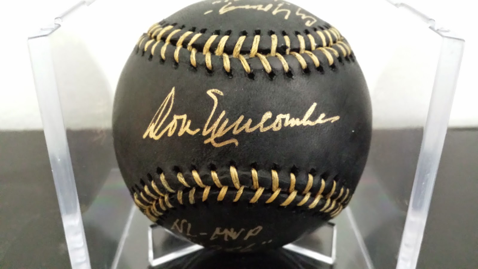Dodger Penguin: Signed Ball of the Day - Don Newcombe ( ROMLB Sweet ...