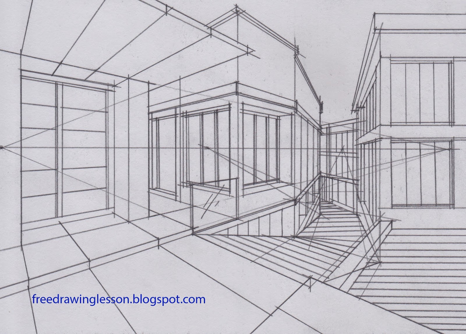 Street View Perspective Drawing