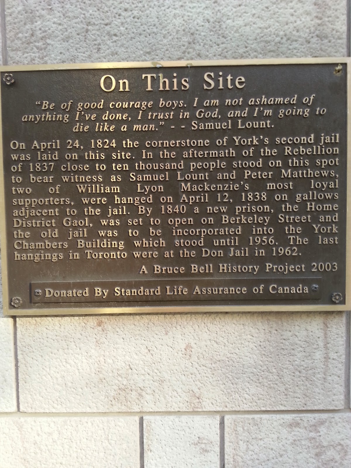 MUSINGS: THE SPECTACULAR SPECTRES OF TORONTO'S LANDMARKS