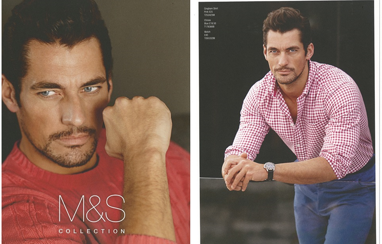Select Model Management: DAVID GANDY FOR M&S COLLECTION