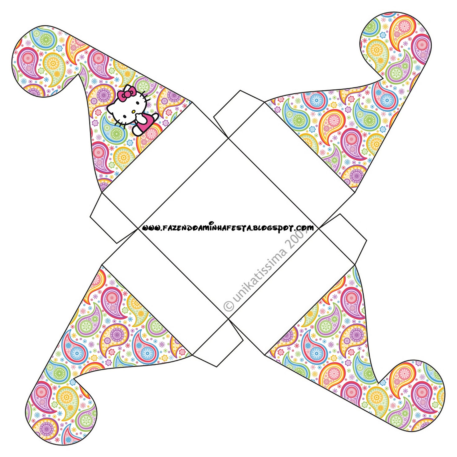 Hello Kitty Party: Free Printable Boxes. - Oh My Fiesta! in english