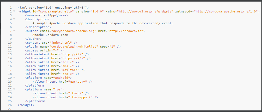 config.xml ملف ~ cordovarabia