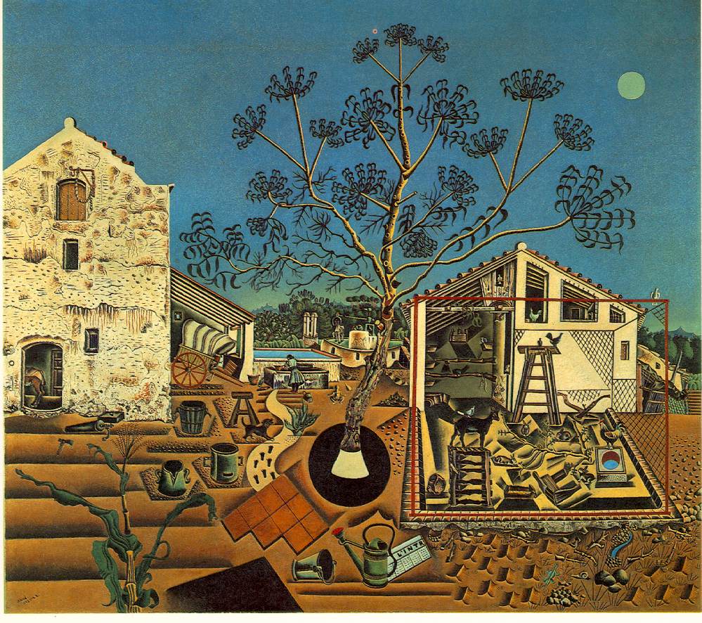 storia dell'arte moderna e contemporanea: 1921 Jan Mirò The Farm (La masia)