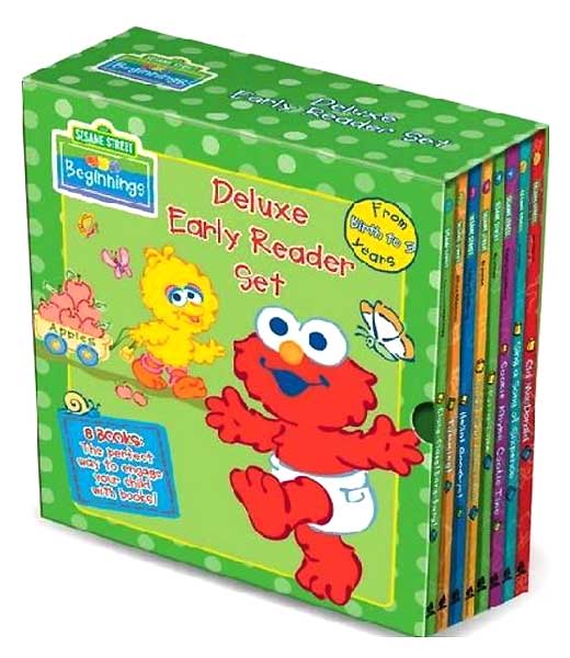 Kids Giggles: Sesame Street Beginnings Deluxe Early Reader Set includes ...