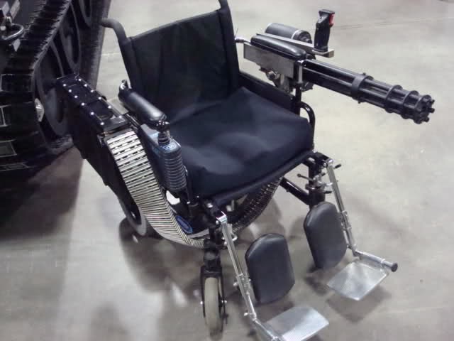 OUR ETERNAL STRUGGLE: COMBAT WHEELCHAIR