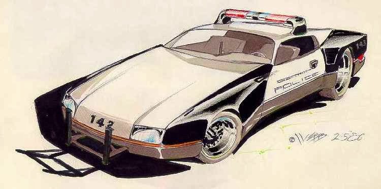 Never Before Seen ROBOCOP Car Concept Art by Robert Webb « Film Sketchr