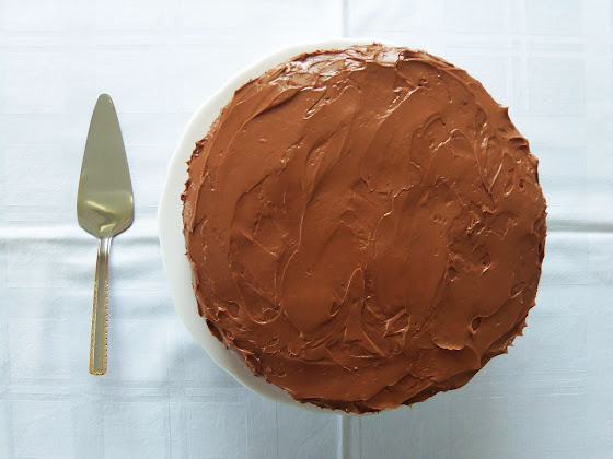 Simply Romanesco: Double Chocolate Layer Cake