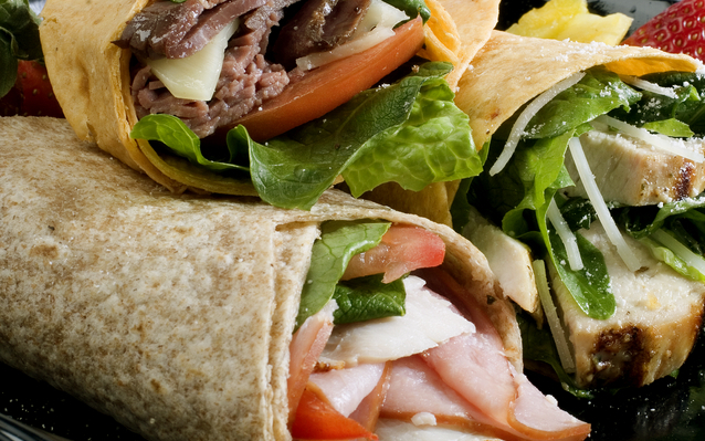 California Girl's Southern Fried Fusion: Simple Wraps