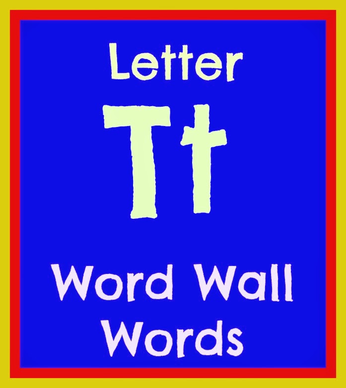 Practicing Preschool: Word Wall Words Part IV: Q-U