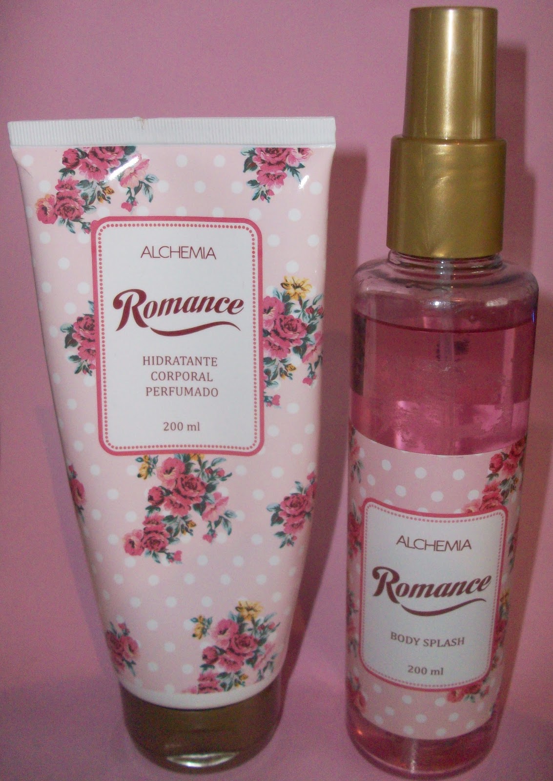 Puro Glamour: Hidratante e Body Splash Romance - Alchemia