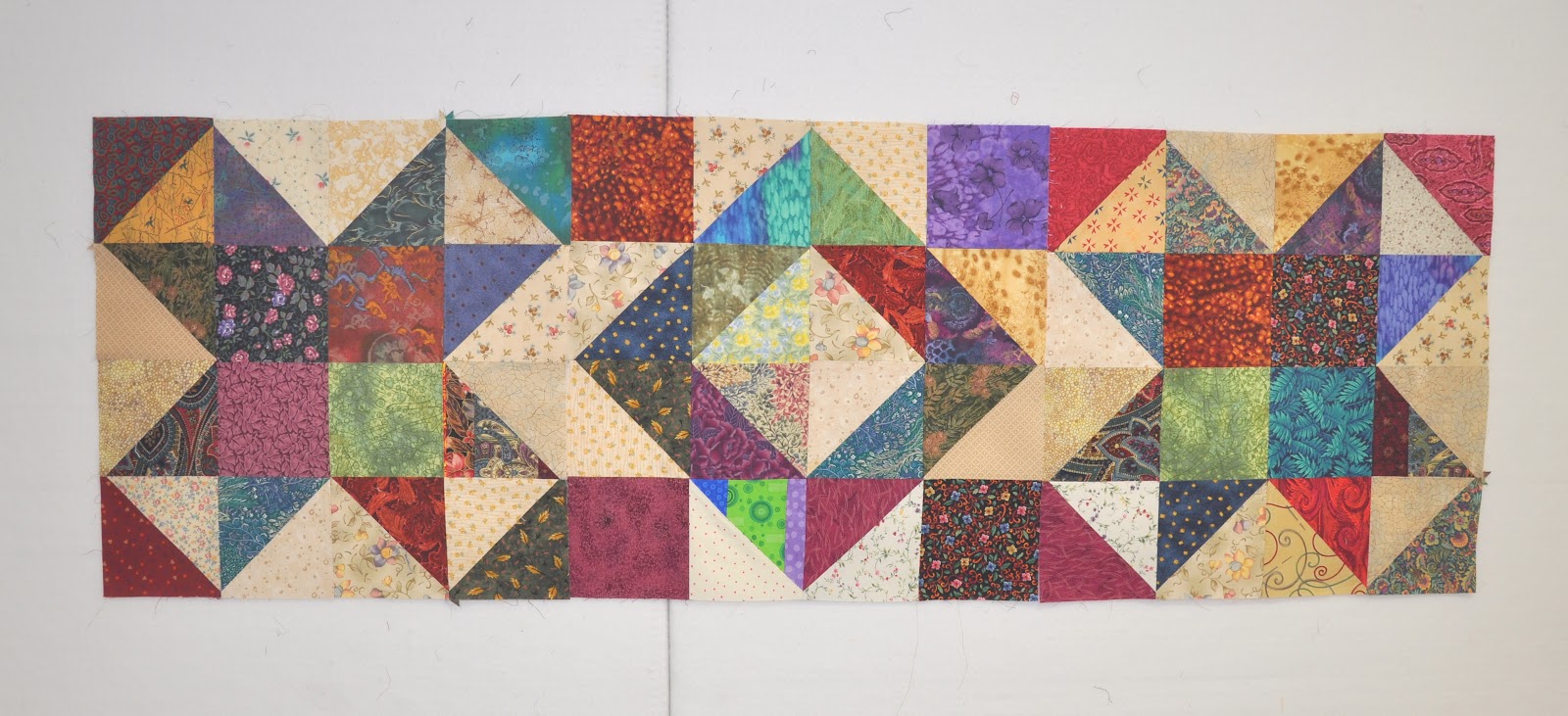 Barb's Cats and Quilts: Triangle Quilt