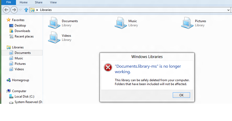 COMPUTERS AND OTHERS: Documents.library-ms Is No Longer Working Problem ...