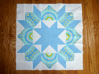 Craft Happy: First block for the Swoon quilt