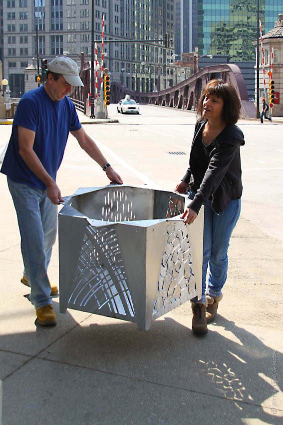 Public Art in Chicago: Art Chicago, 2011 [Avenue of Sculpture - Cross ...