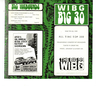 Classic Top 40 Radio: WIBG Philadelphia Big 30 survey #50 4-22-69