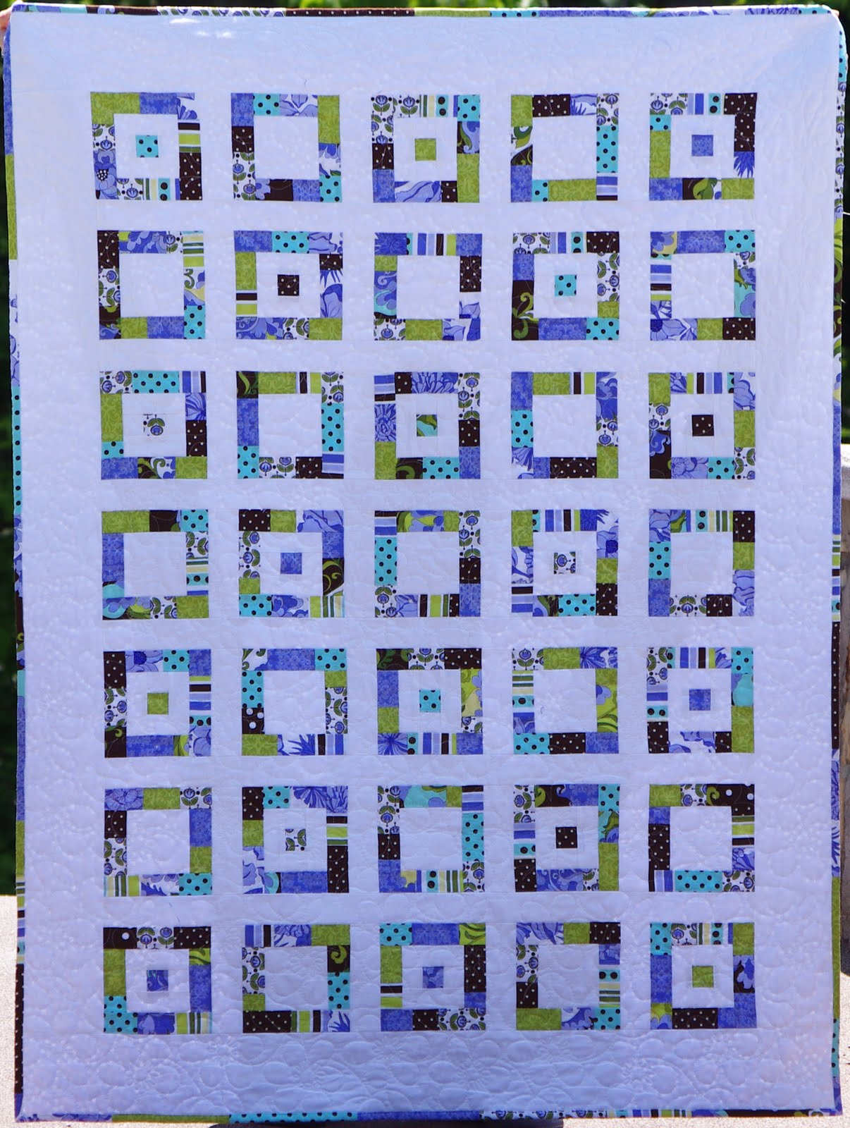 Audrina's Scrappy Baby Boxes Quilt - Ahhh...Quilting