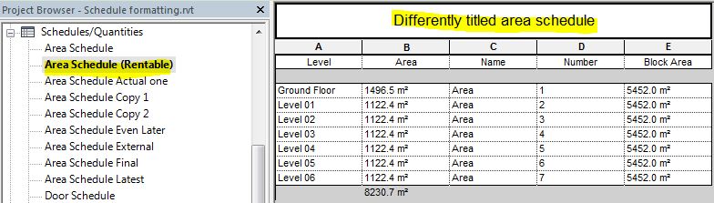 RevitCat: Tracking Which Area Scheme a Schedule Belongs to in Revit