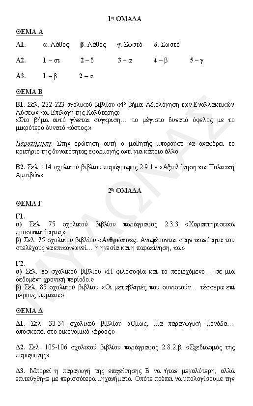 Αρχές Οικονομίας και Διοίκησης Λευτέρης Μυλωνάς: ΑΟΔΕ (ΕΠΑΛ)
