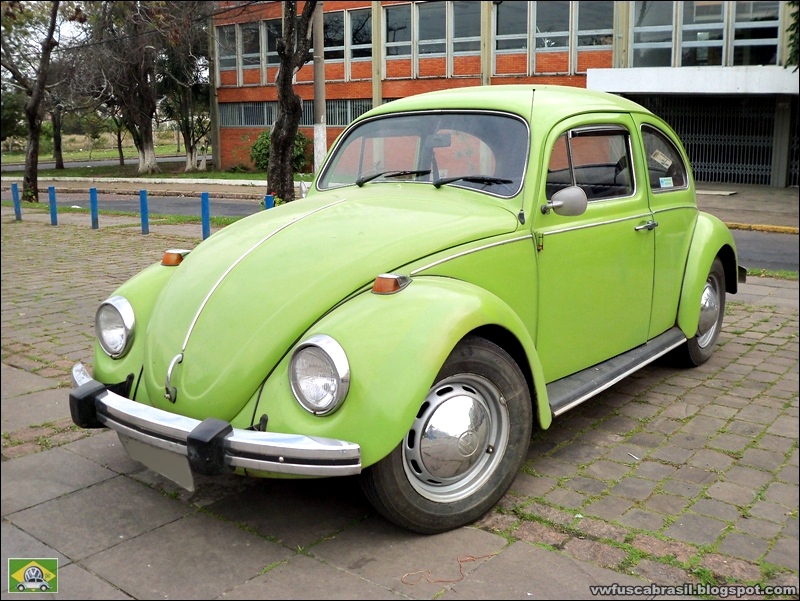 VW Fusca Brasil: Cores - Verde Hippie