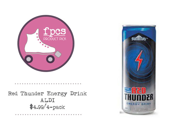 fashionplate cheapskate: Product pick: Red Thunder Energy Drink