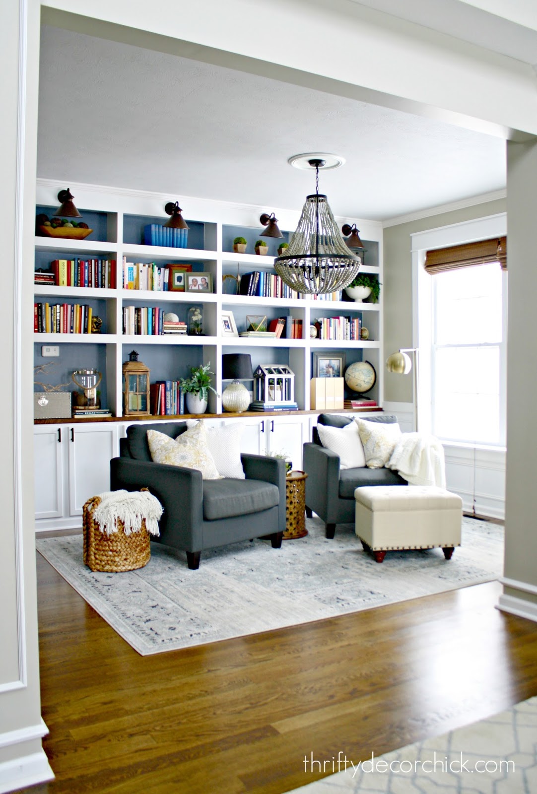 The Library Is Complete! (for Real This Time) | Thrifty Decor Chick ...