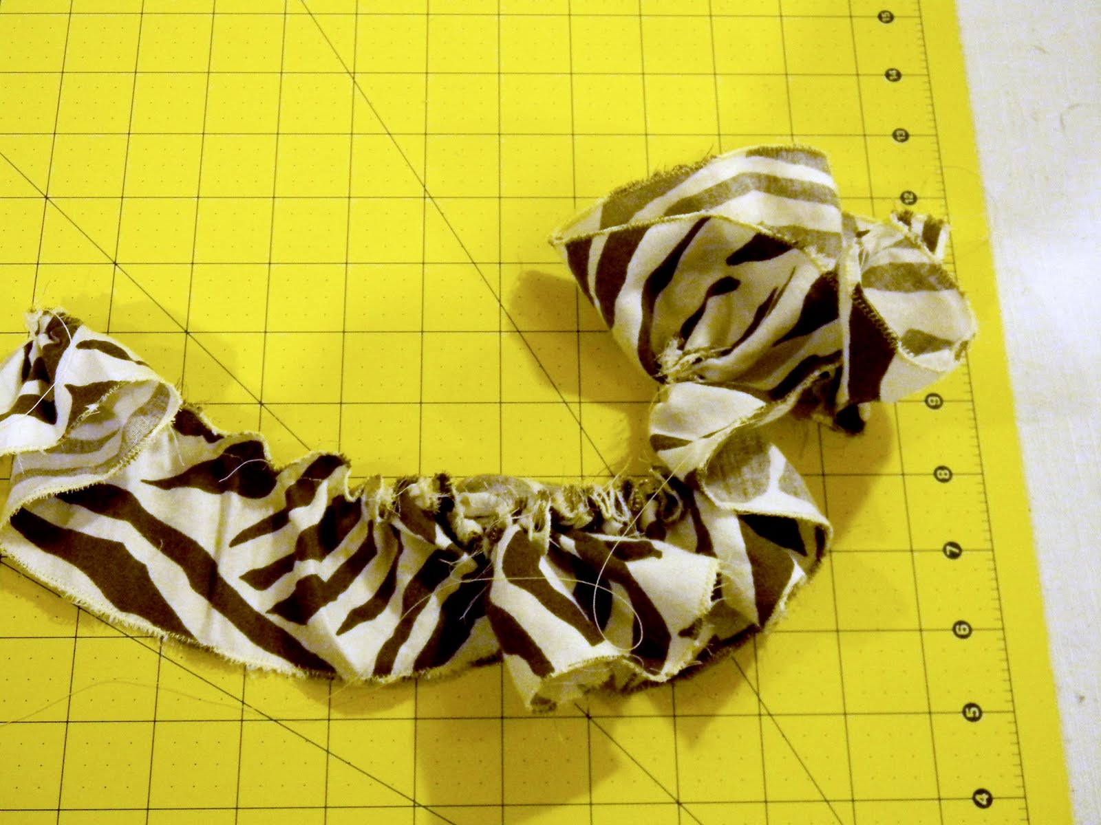 I wanted my ruffles to begin low on the skirt - so that the ruffled ...