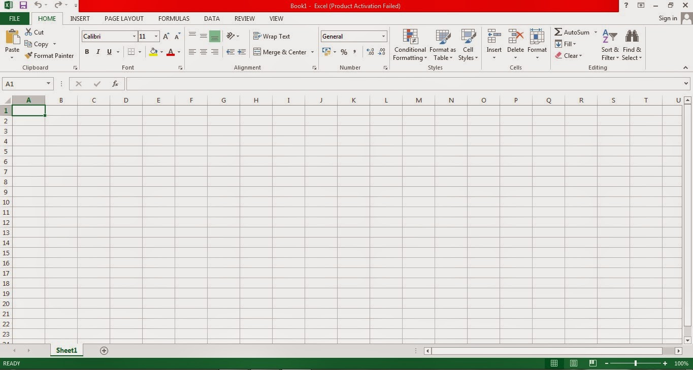 Tampilan Kerja/Workspace Microsoft Excel - Menu Pada Excel ~ TAKLUKAN IT