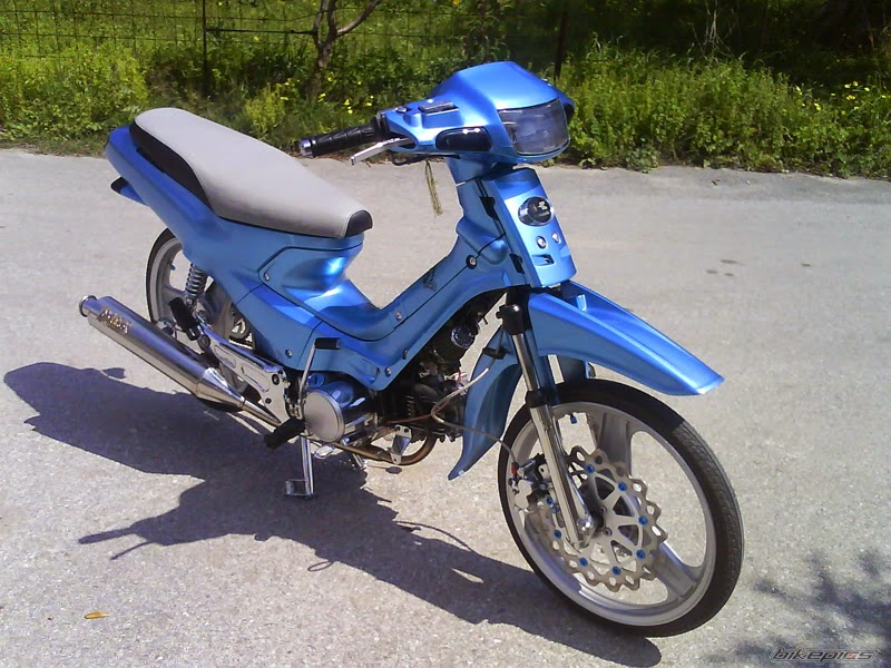 Modifikasi Motor Kawasaki Kaze R Keren Terbaru - Otomotiva