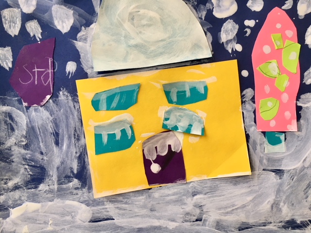 Art at Hosmer: Snowy Day Collages