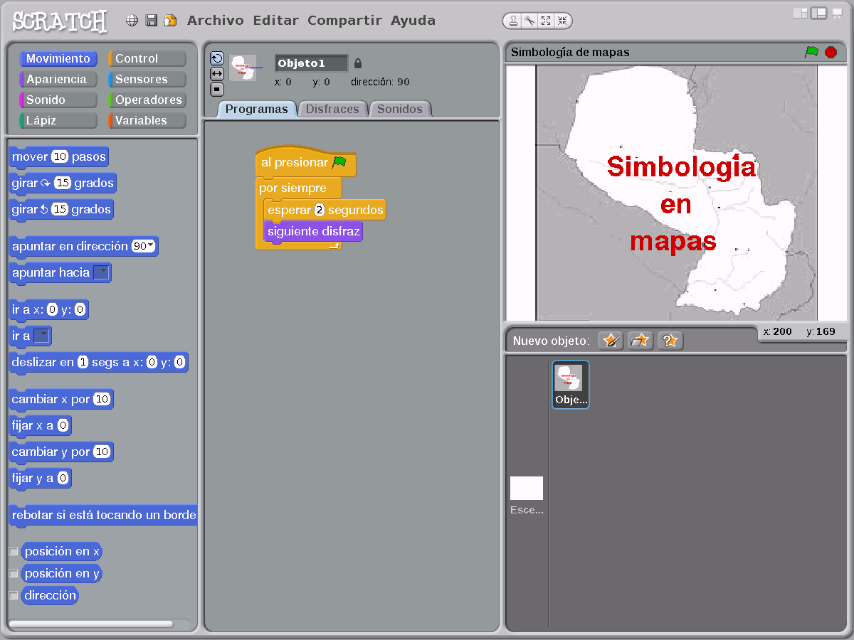 Prof. Petrona: Símbolos utilizados en los mapas