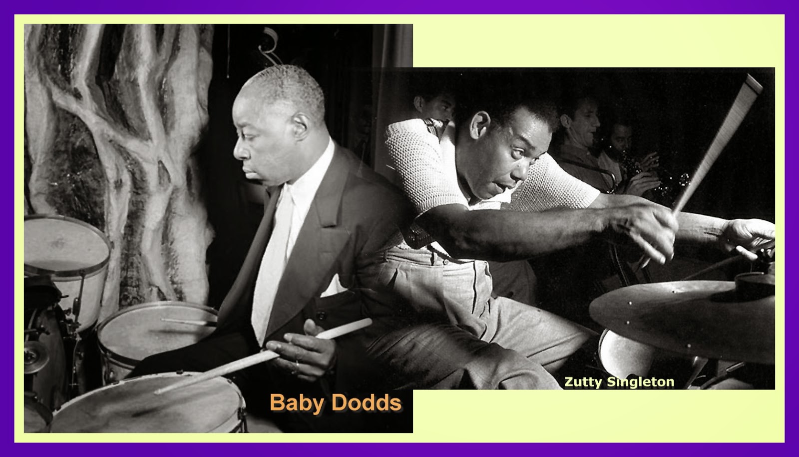 JazzProfiles: Baby Dodds and Zutty Singleton: Paving the Path to Modern ...