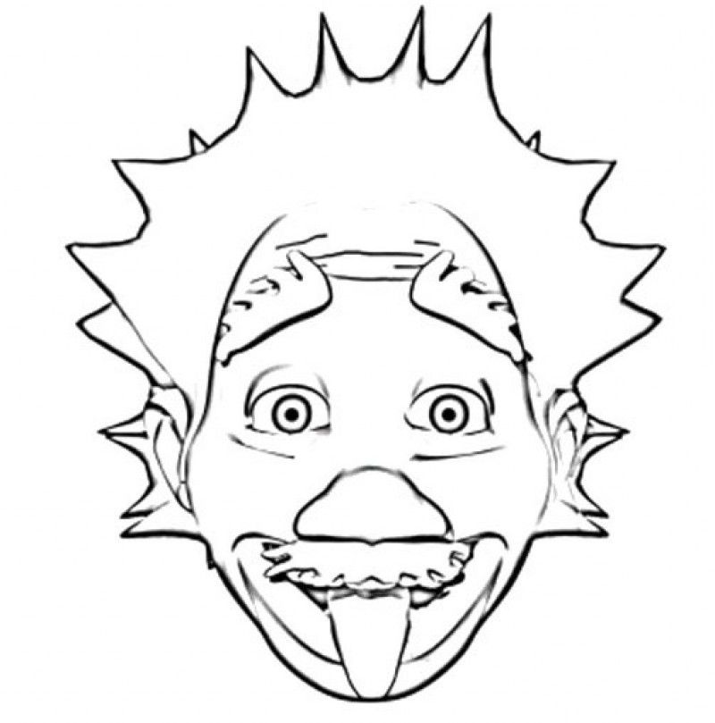 Kids Page: - Albert Einstein For Kids - Colouring Coloring Pages