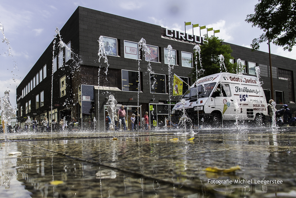 Belevingsfotografie: Stadsfontein op De Grote Markt Almere City