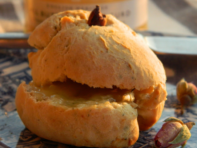 Lemon Love Notes: Traditional English Scones with Rosewater & White Tea