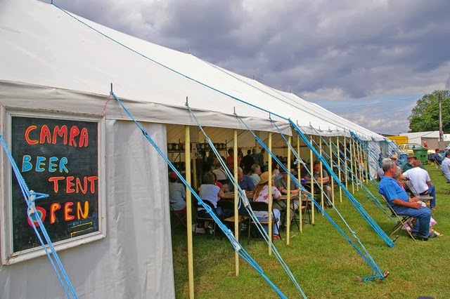 The Pub Curmudgeon: Inside the big beer tent