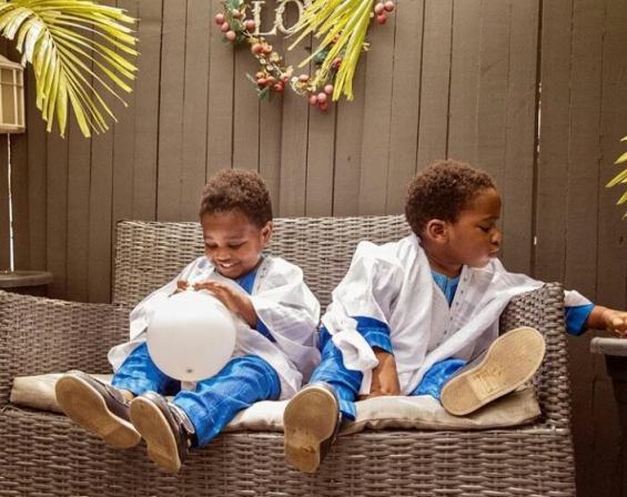 TY Bello celebrates the 2nd Birthday of her twin boys, Christian ...