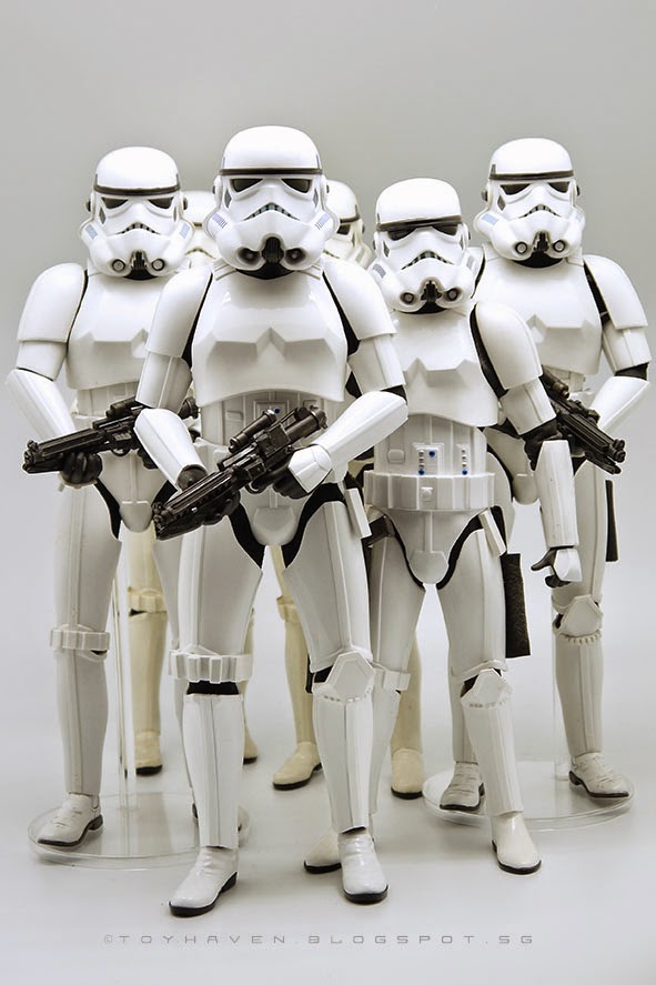 toyhaven: Comparison pictures of different 1:6 Star Wars Stormtroopers ...