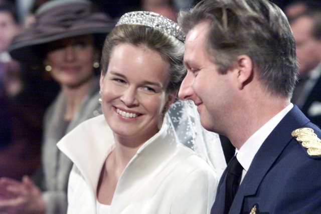 Queen Mathilde: Wedding Day: Civil Ceremony