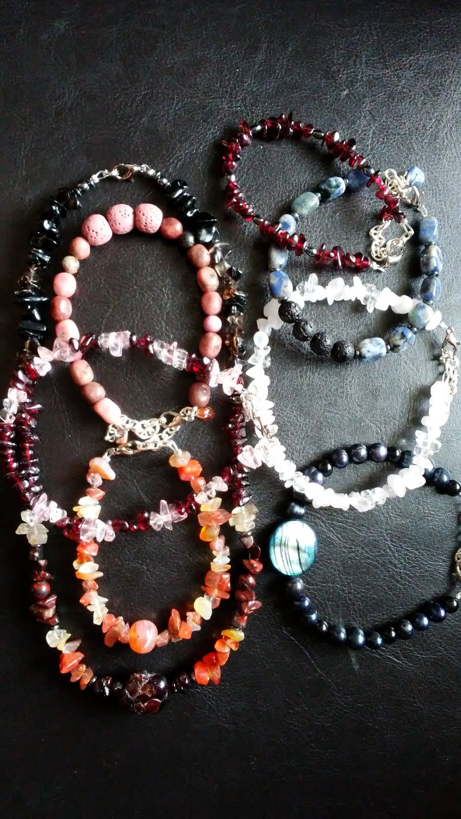 Energy Stone Jewelry: Newest additions.