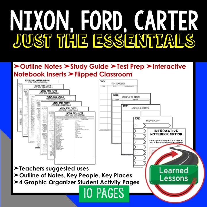 American History Outline Notes JUST THE ESSENTIALS Unit Review, Study ...