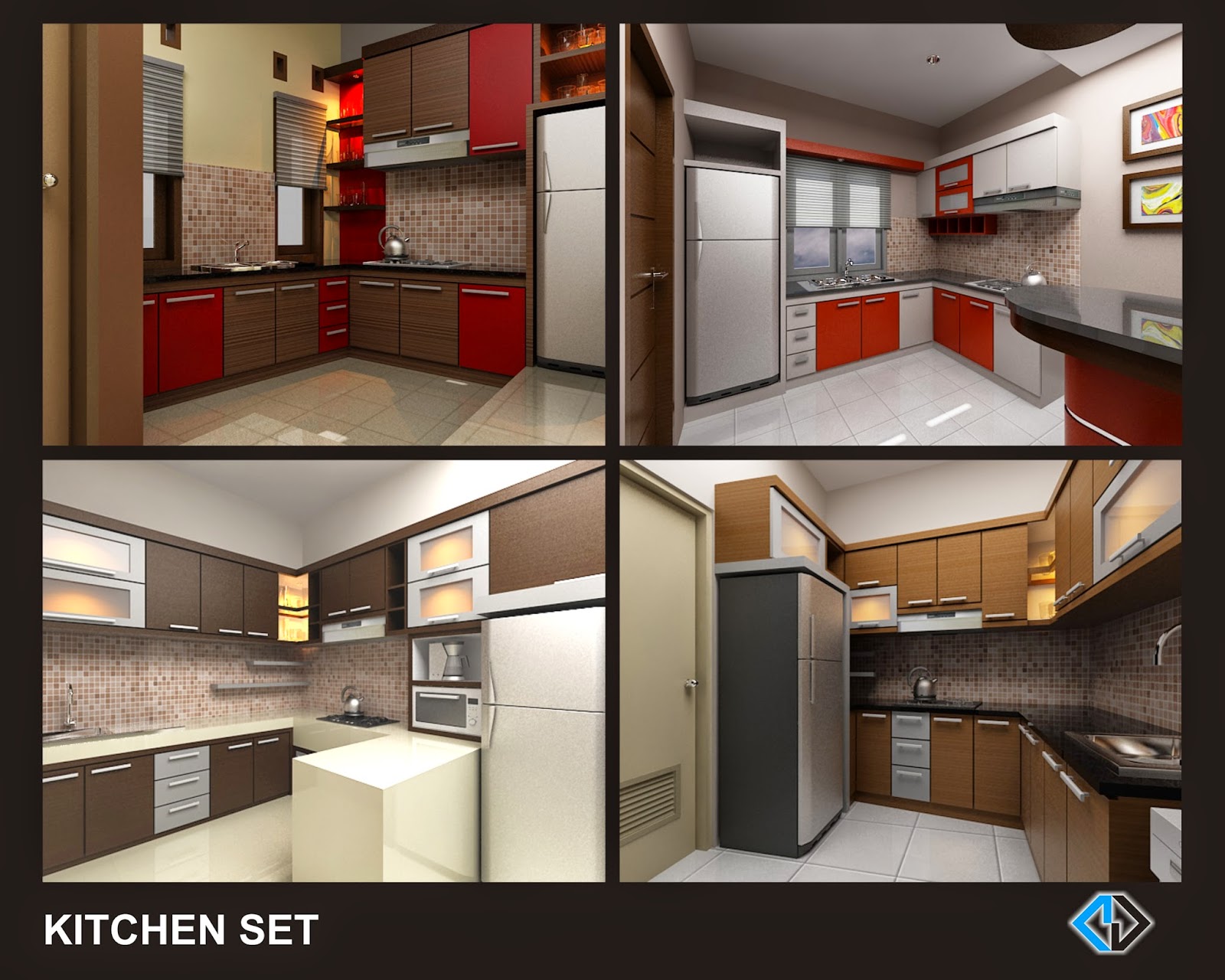 ambalan design interior: kitchen set