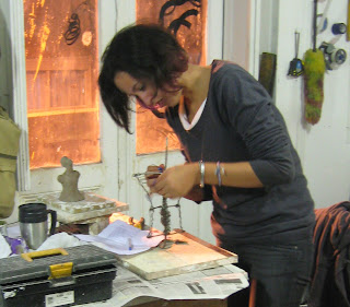 Taller de Escultura de Hernán Rojo: Greta Sanchez Cornejo