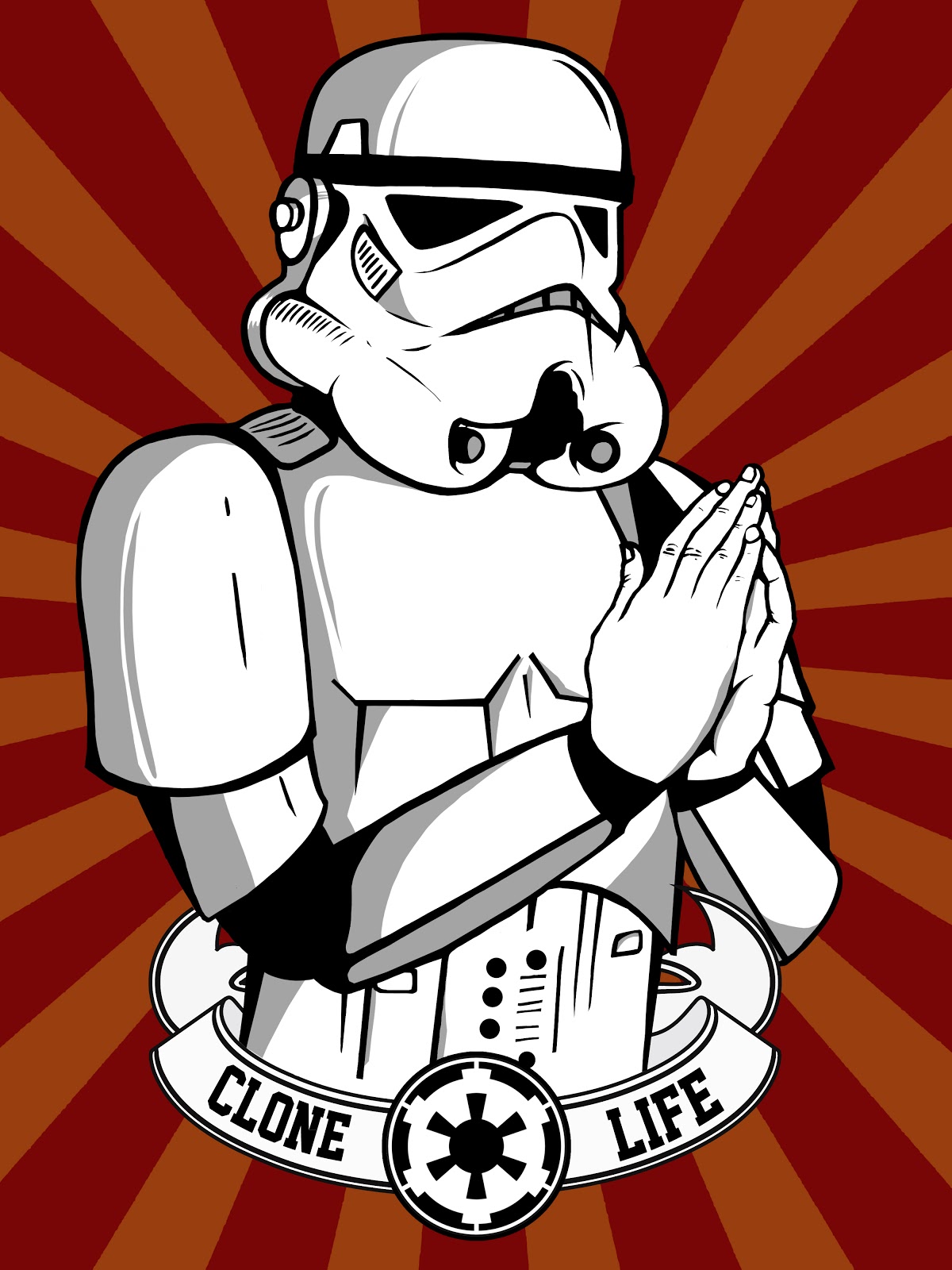 Nekhaev Filipp: Prayer Stormtrooper