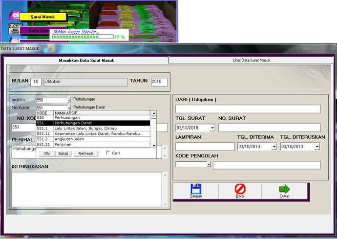 Sistem Informasi Pengolahan Data Arsip - DokMEDIA