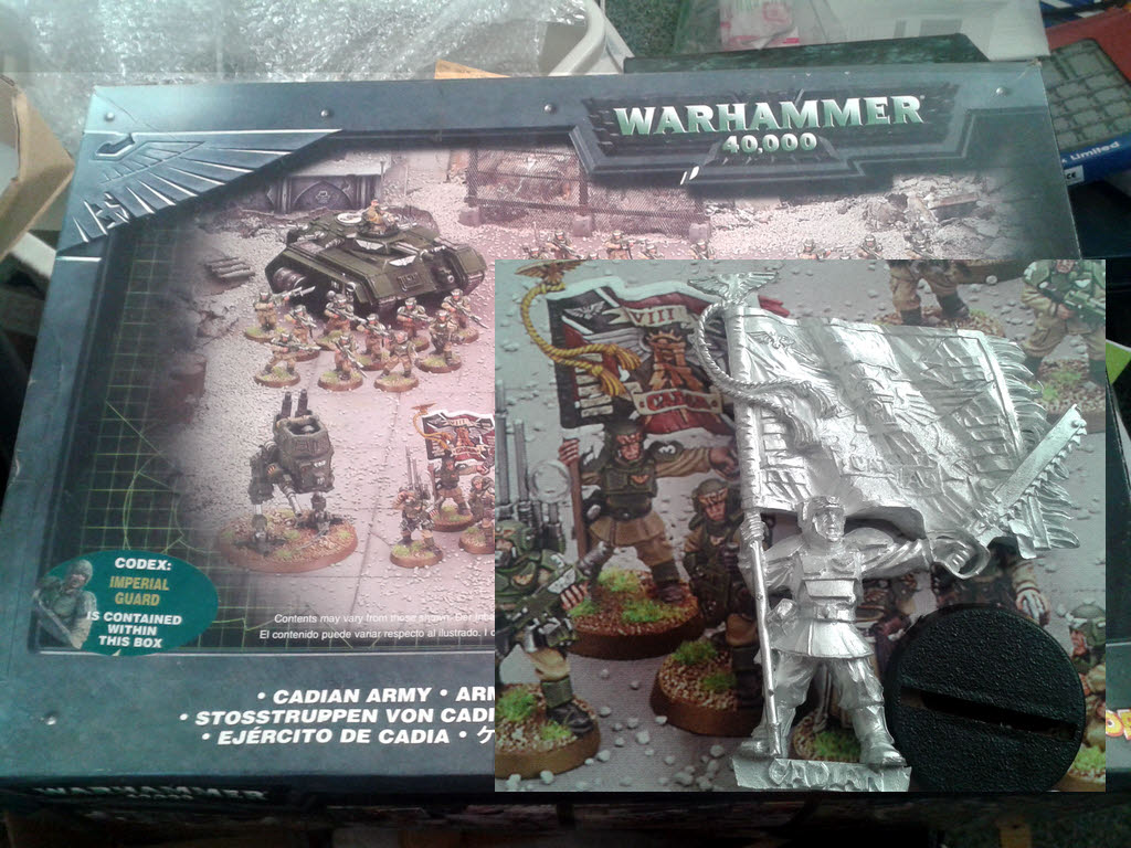 Pete's Miniatures: Rare Limited Edition Cadian Standard Bearer for sale