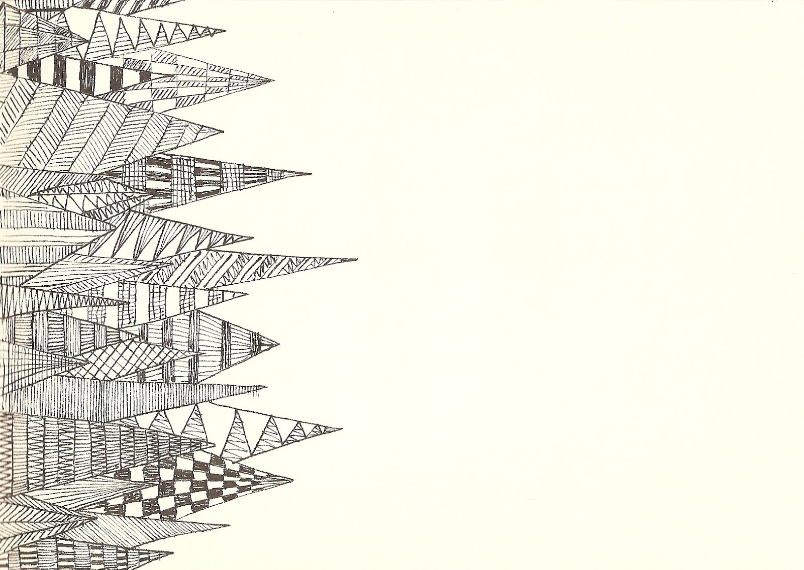 Lovely Little Paper Things: More black pen drawings