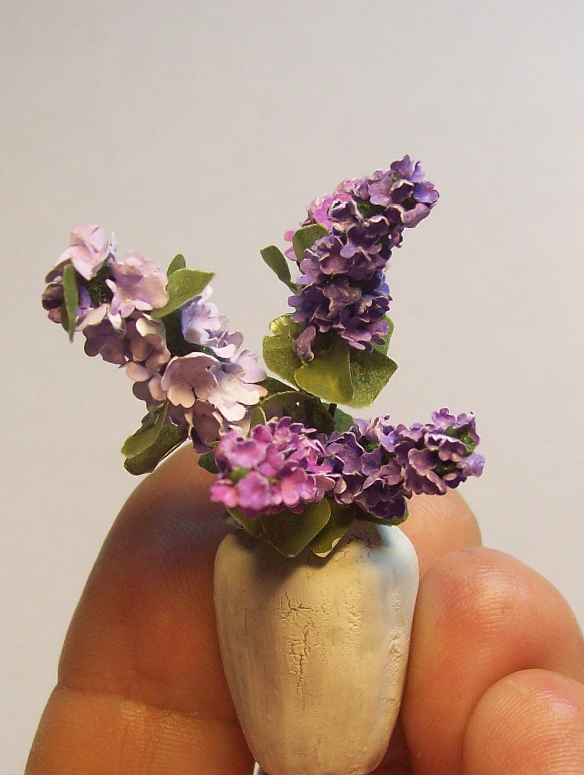 construir tu casa en miniatura: Flores de nuevo