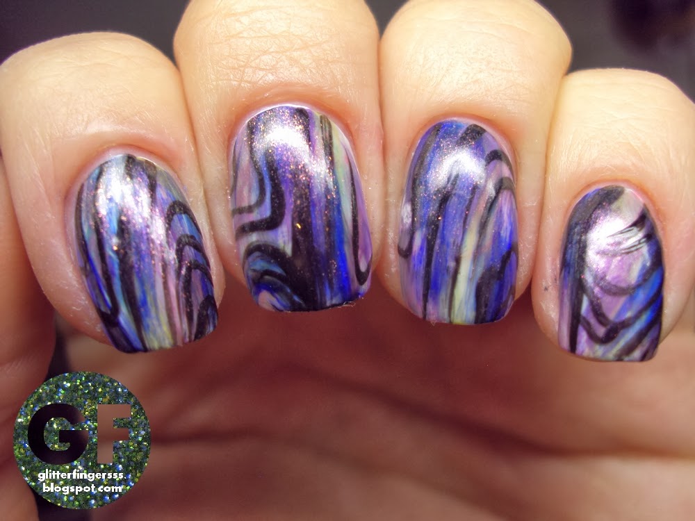 TUTORIAL | Abalone nail art ~ Glitterfingersss in english