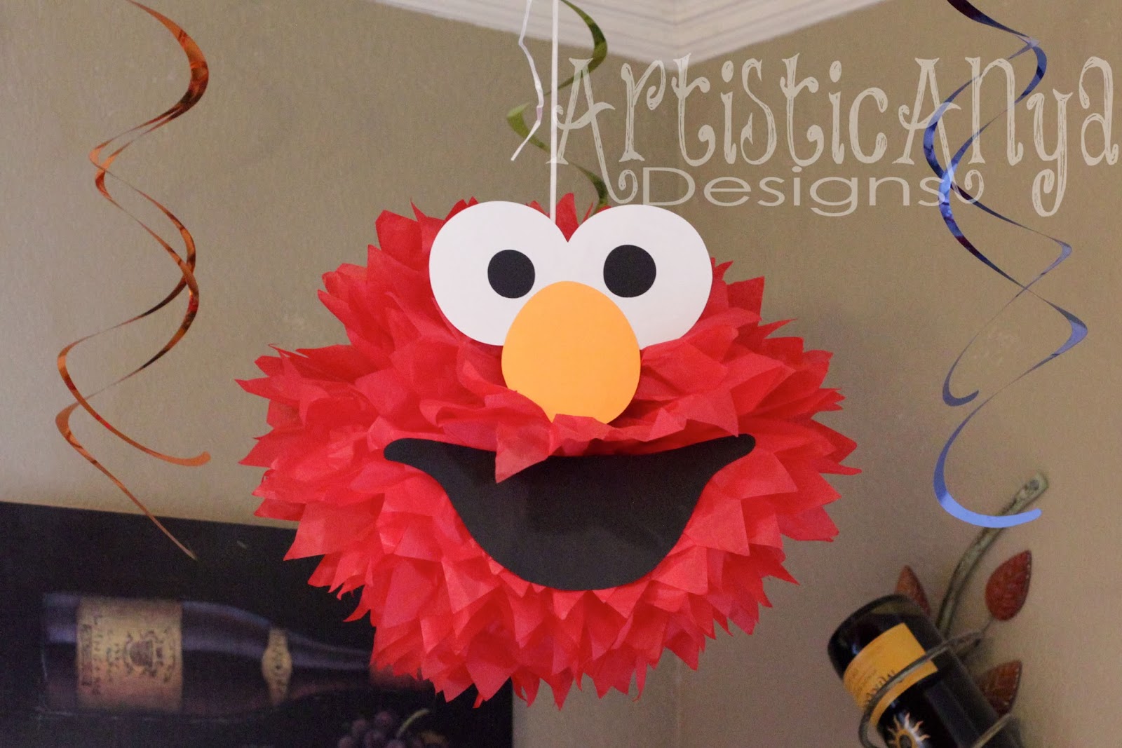 Artistic Anya Designs: Elmo and Friends - Sesame Street 1st Birthday Party