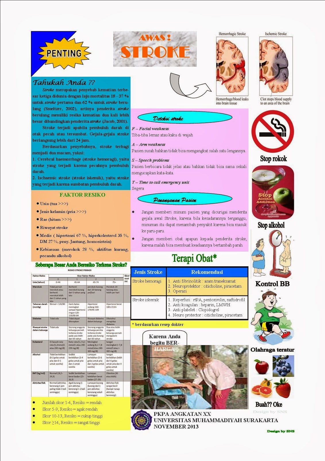 Ifah Kadrie: About STROKE (poster)